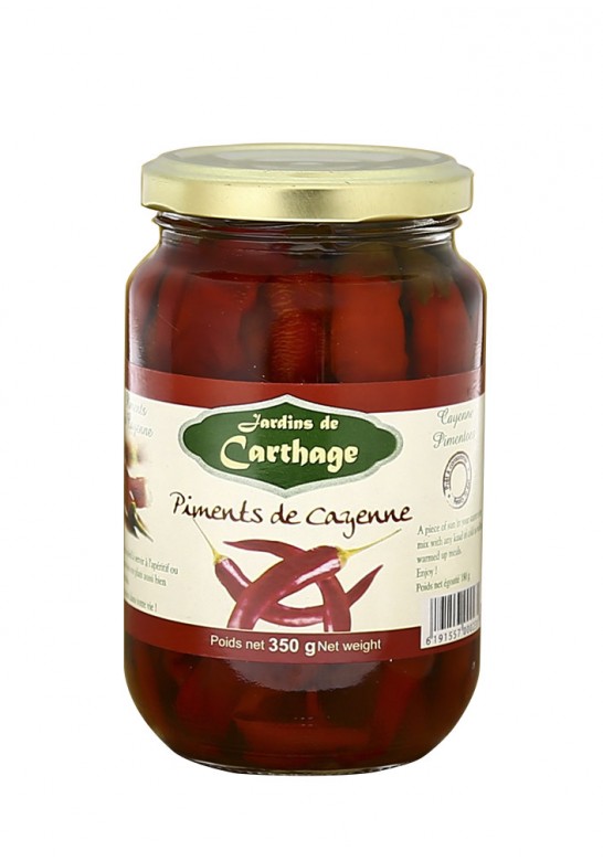 SUNANTIPASTI Tunisie | Piment de Cayenne